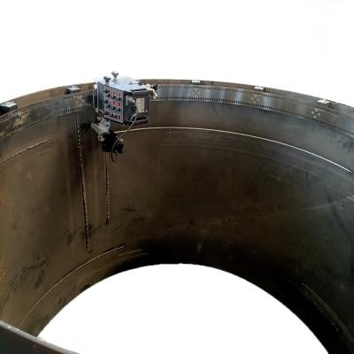 China Suministro de soldadura MAG tubo magnético tractor de soldadura automático con vía flexible 245 * 520 * 290mm en venta