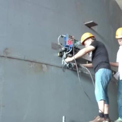 Cina Macchina di saldatura a corrente elettrica a corrente continua a binario flessibile per serbatoi per richieste di personalizzazione in vendita