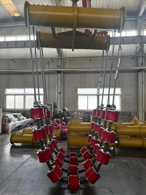 China 100KG Weight Heavy-Duty Pipeline Roller Cradle for Pipe Laying Optimization for sale