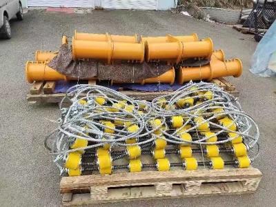 China 100KG Weight Heavy-Duty Pipeline Roller Cradle for Pipe Laying Optimization for sale