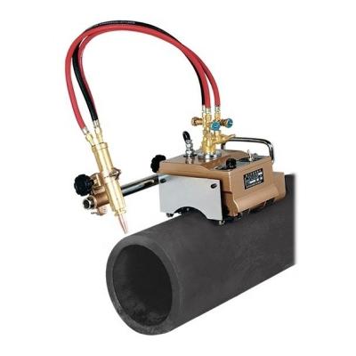 China Magnetic Pipe Semi-Automatic Flame Gas Cutting Machine with 350*310*180mm Groove Size for sale
