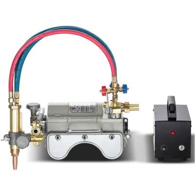 China Magnetic Pipe Semi-Automatic Flame Gas Cutting Machine with 350*310*180mm Groove Size for sale
