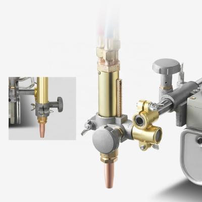 China Magnetic Pipe Semi-Automatic Flame Gas Cutting Machine with 350*310*180mm Groove Size for sale