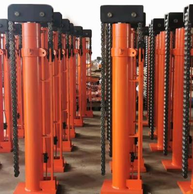 China Hydraulic Power Source Chain Type Tank Jacks for 12-120t Capacity Construction Needs for sale