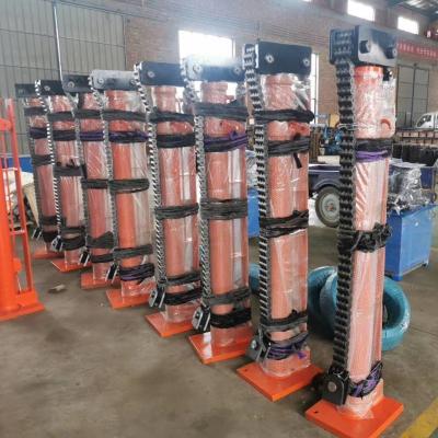 China Hydraulic Power Source Chain Type Tank Jacks for 12-120t Capacity Construction Needs for sale