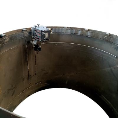Spessore della piastra 3 mm Ferrovia retta e flessibile per saldatura 750 mm di diametro in acciaio inossidabile