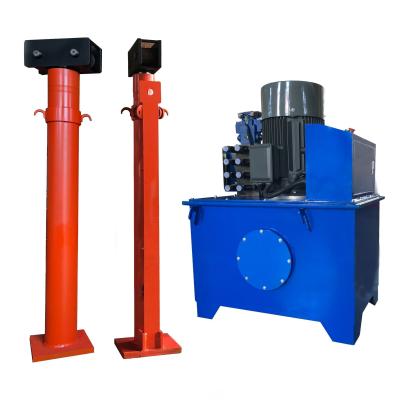 China Tank Jacking System Hydraulic Jacks with 25 MPa Rated Pressure and Steel for sale