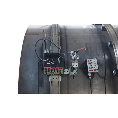 China Automatic Tank Horizontal and Vertical Seam Welding Tractor with Flexible Rails for sale