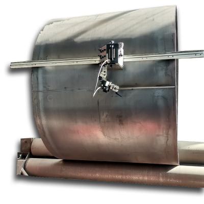 China Automatic Tank Horizontal and Vertical Seam Welding Tractor with Flexible Rails for sale