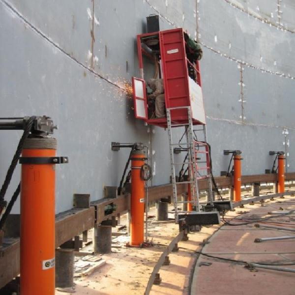 Sistema avançado de engate hidráulico para construção de tanques