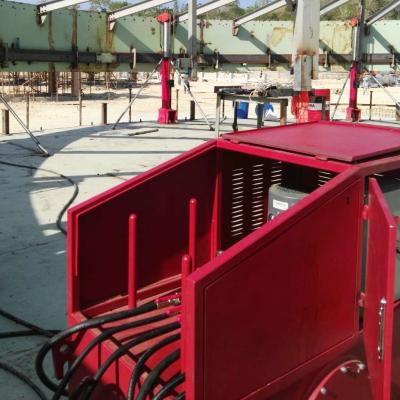 China Sistema de abastecimiento hidráulico de dos etapas controlado por PLC para la construcción de tanques en venta