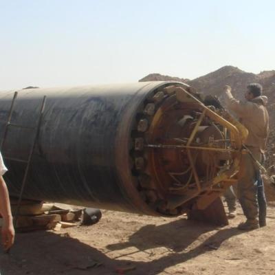 China WINCOO Internal Clamp Machine with 30 Tons Clamping Force for 12"-19" Pipe Diameter and 15° Gradeability for sale