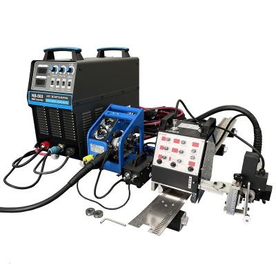 China Tank Girth Welding Machine equipped with robot welding gun and integrated control reducing messy lines for and stable welding process for sale