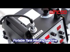 portable and simple carbon steel tank seam welding machine with lincoln power source