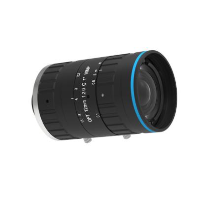Cina 10MP industriale 12mm ha riparato le lenti 0.19kg F2.0-F16 WD 100~∞ di lunghezza focale in vendita