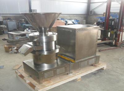 China Industrial Stainless Steel 800kg Capacity Tahini Seeds Peanut Butter Paste Grinding Machine for sale