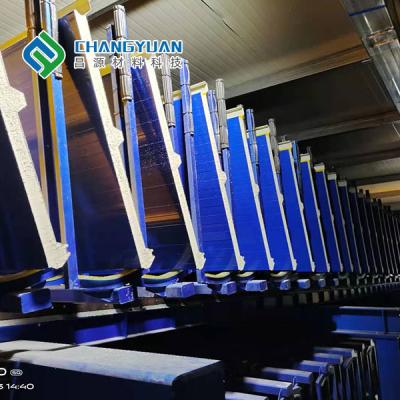 China 50mm PU Sandwich Roof Panel Polyurethane Insulation Board With Surface Treatment for sale