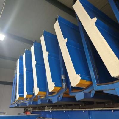 China Customizable Moisture Resistant Sound Insulation PU Roof Sandwich Panels for Cold Rooms for sale