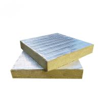 Quality Modern 100mm Hydrophobic Acid Alkali Resistance Rock Wool Board 1.8 Heat Glass for sale