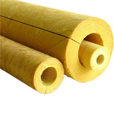 China Rock Wool Aluminum Foil Insulation CE Certified Pipeline Insulation and Heat Resistance 500C Fire Resistant Rock Wool Tube for sale