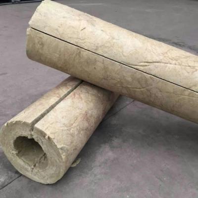China CE Certified Fire-Resistant Hydrophobic Rock Wool Insulation Pipes Made in China Different Sizes Glass Fiber Material for sale