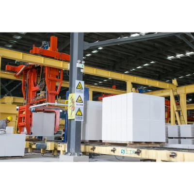 Cina Pannello automatico di AAC e macchina imballatrice di Linea-orizzontale di produzione del blocco in vendita