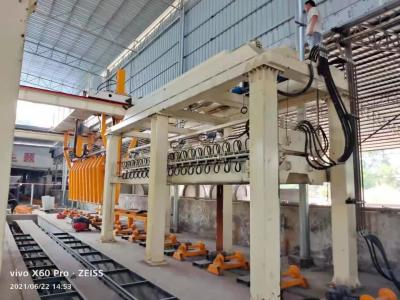中国 煉瓦成形機自動移動0.37Kw L1415mmの側面の圧延ガイド 販売のため