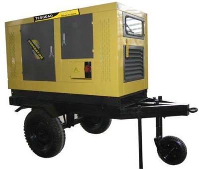 China 247.5KVA 180 KW trailer mounted diesel generator for long distance rapid power supply for sale