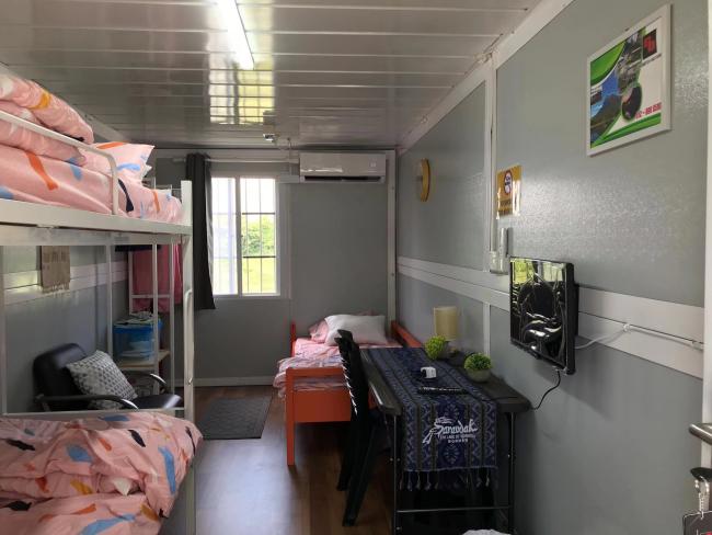 Foldable shipping container home office
