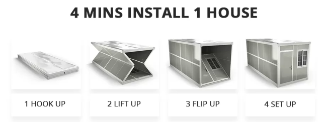 fold up container house Modular Expansion