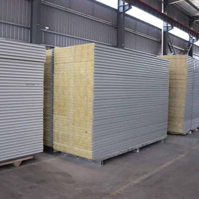portable fold out container house Fireproof Rock Wool