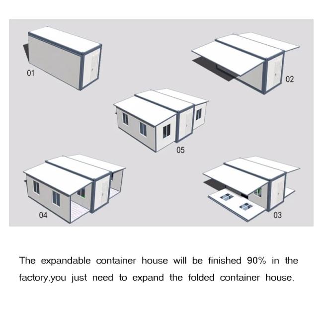 Collapsible Container House step