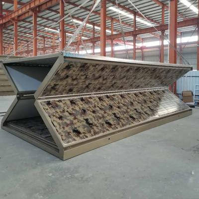 China Envase prefabricado de la oficina de Portacabin del emplazamiento de la obra plegable en venta