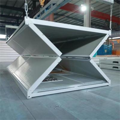 China Het thermische Geïsoleerde Tijdelijke Prefab Vouwende Bureau 40HQ van het Containerhuis Te koop