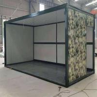 China Temporary Folding Construction Site Huts Prefabricated Container Office for sale