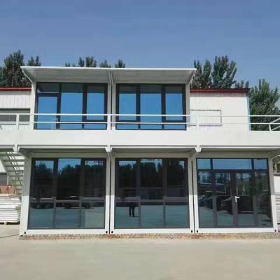 中国 ガラス中心の現代生きている船積みのためのプレハブの拡張できる折る容器の家 販売のため