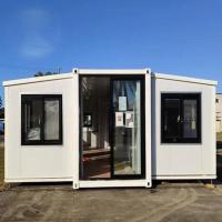 China Construction Expandable Prefab House Expandable Container Office for sale