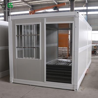 China Galvanized Steel Prefab Folding Container House Portable And Easy To Relocate Te koop