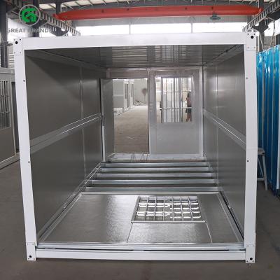 中国 Galvanized Steel Prefab Folding Container House Portable And Easy To Relocate 販売のため