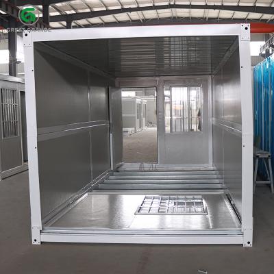 中国 Galvanized Steel Prefab Folding Container House Portable And Easy To Relocate 販売のため