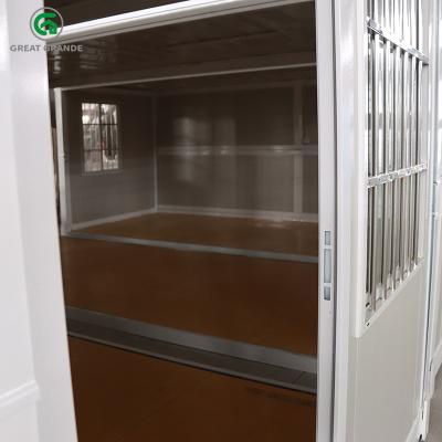 China High Strength Steel Prefab Folding Container House Temporary Workspace Connecting Room à venda
