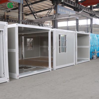 China High Strength Steel Prefab Folding Container House Temporary Workspace Connecting Room à venda