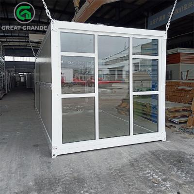 中国 プレハブ モジュラー折るキャンプの小さい容器の家の総本店40ft 販売のため