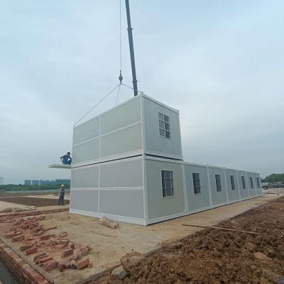 Китай Складывая прожитие контейнера полуфабрикат Towable сарая места строя Космос-эффективное продается