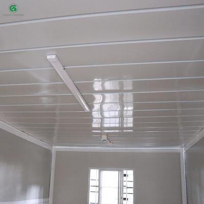 中国 一時的なオフィスのためのプレハブの折る容器の家および建築現場の調節 販売のため