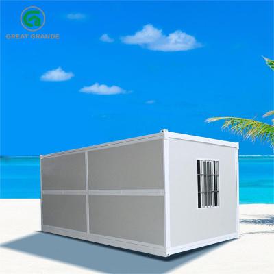 China Vakantie Prefab vouwcontainer huis windbestendige zeewater corrosiebestendige Te koop