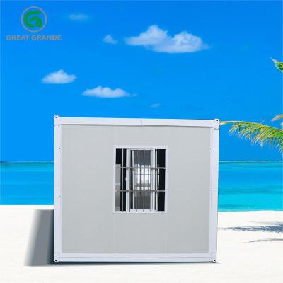 China Vakantie Prefab vouwcontainer huis windbestendige zeewater corrosiebestendige Te koop