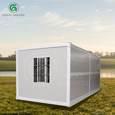 中国 Shockproof Grande Folding Caravan Container House Easy To Build 販売のため
