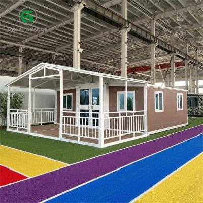Китай 20ft расширяемые крошечные дома производитель с коридором рукоятки продается