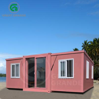 Cina 20ft Expandable Mobile Home Manufacturer Customizable Layouts Galvanized Steel Frame in vendita